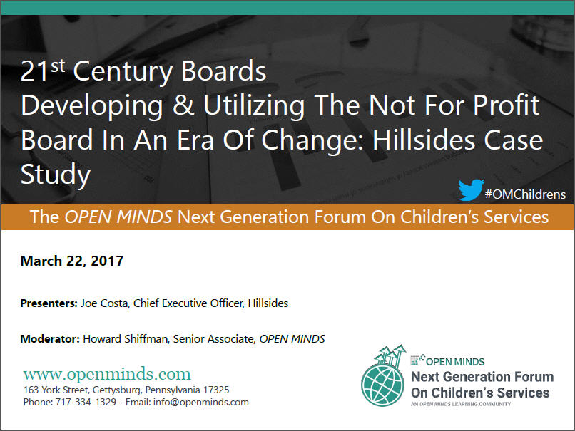 21st Century Boards: Developing & Utilizing The Not-For-Profit Board In ...