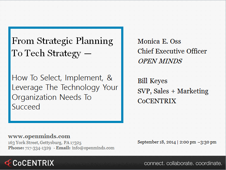 From Strategic Planning To Tech Strategy – How To Select, Implement ...