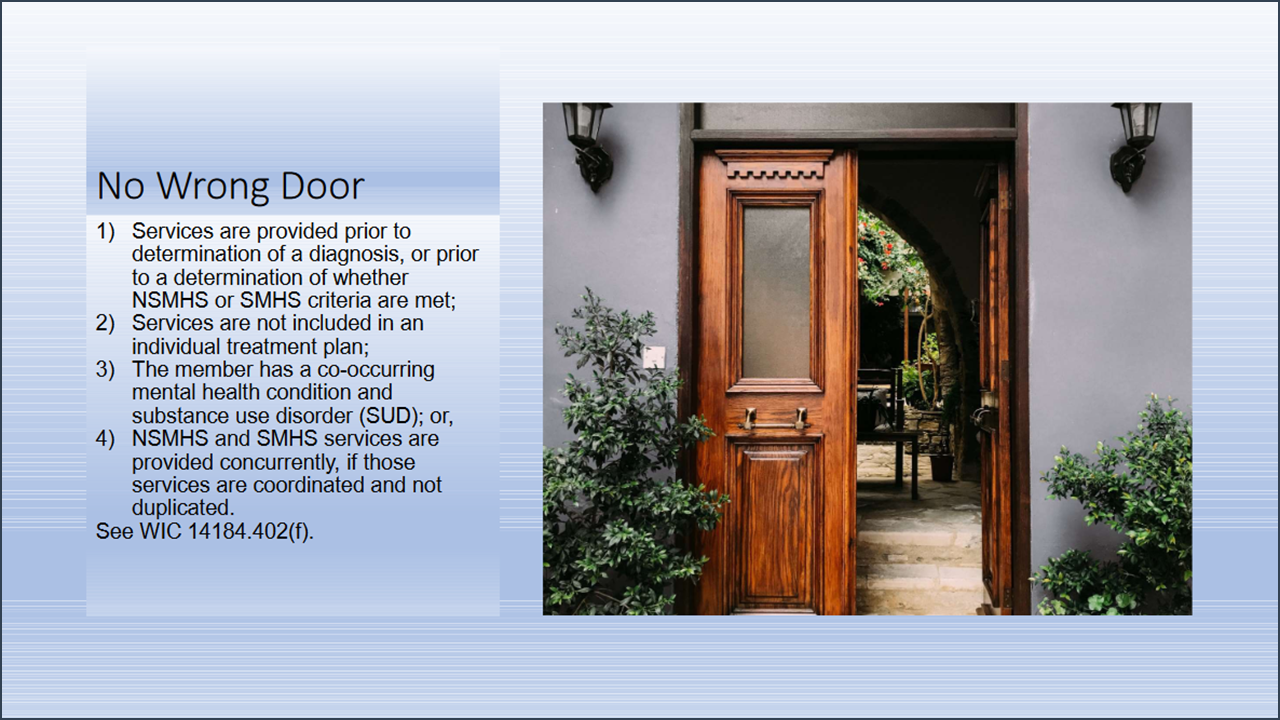 Finding The Right Door - OPEN MINDS