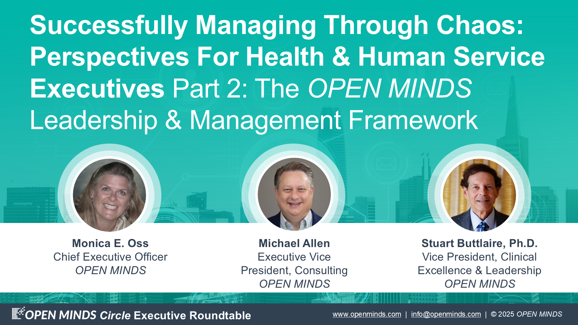 Successfully Managing Through Chaos: Perspectives For Health & Human ...