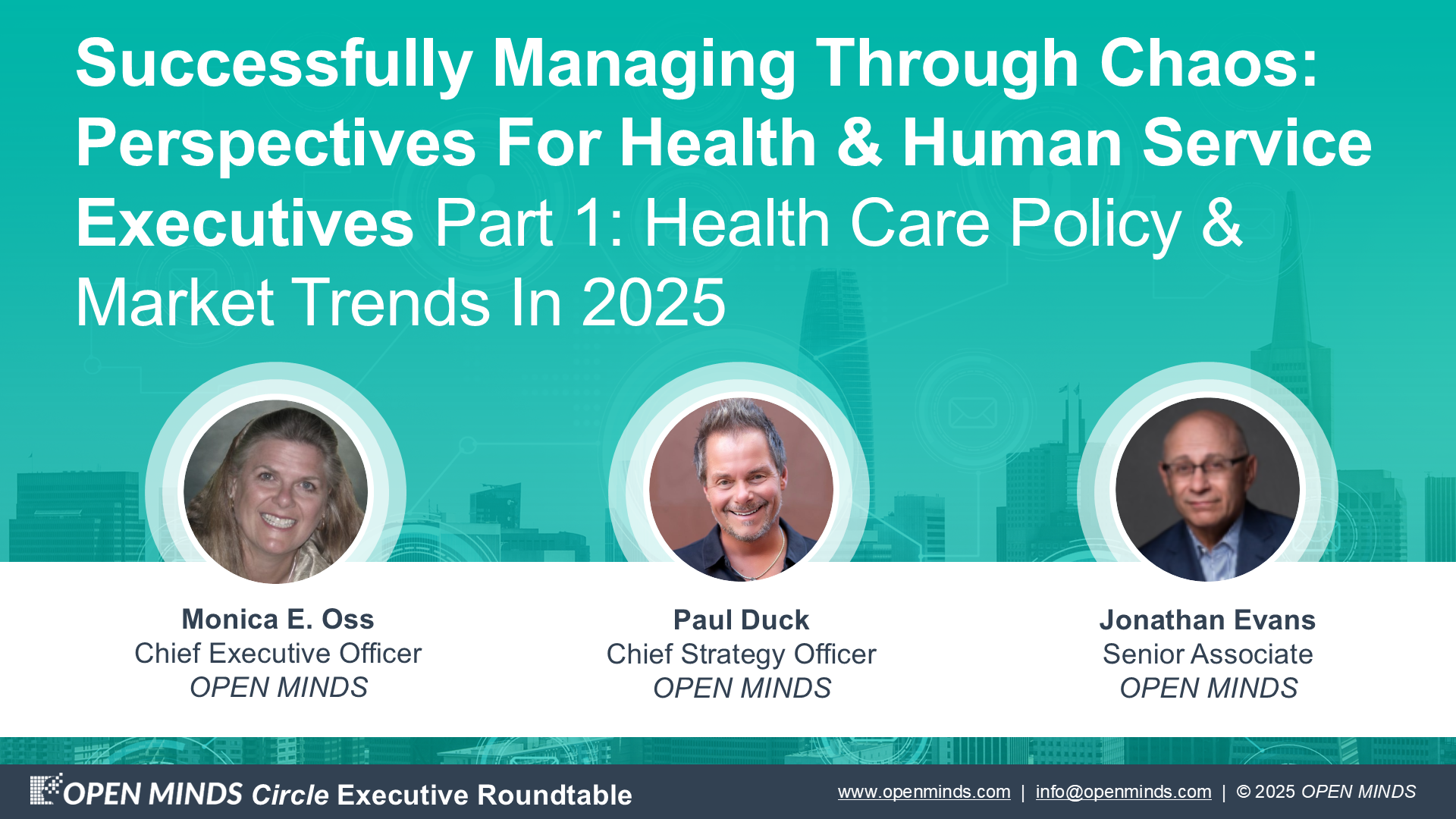 Successfully Managing Through Chaos: Perspectives For Health & Human ...