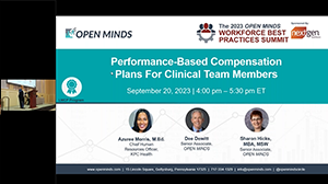 Performance-Based Compensation Plans For Clinical Team Members - OPEN MINDS