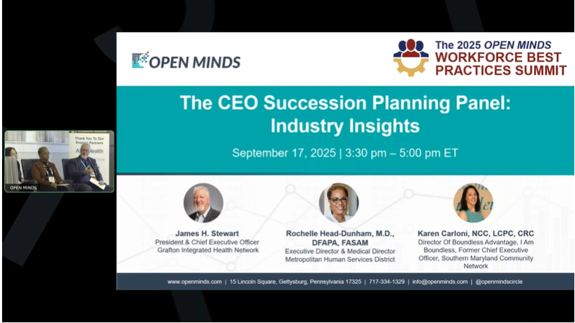 The CEO Succession Planning Panel: Industry Insights - OPEN MINDS